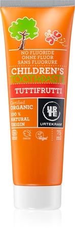 Urtekram Children's Toothpaste Tutti-Frutti toothpaste for children ...
