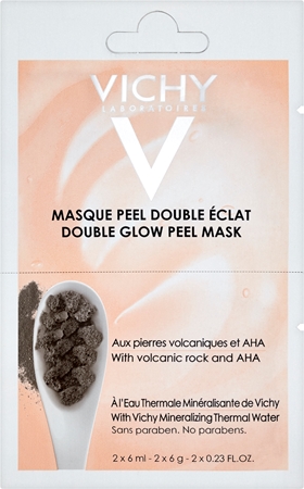 Vichy Mineral Masks brightening exfoliating face mask small pack ...