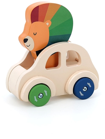 Vilac Lion in a Car toy wooden | notino.co.uk