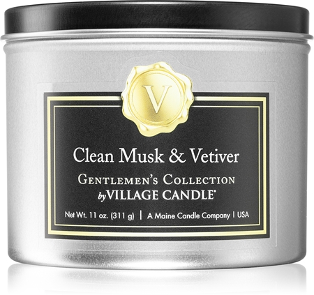 Village Candle Gentlemen's Collection Clean Musk & Vetiver vonná svíčka ...