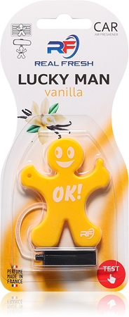 Real Fresh Lucky Man Vanilla car air freshener | notino.co.uk