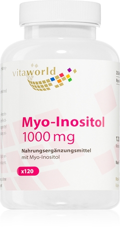 Vita World Myo-Inositol 1000 mg Kapseln zur Unterstützung des ...