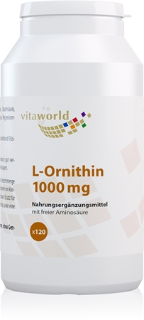 Vita World L-Ornithin 1000 mg Tabletten ️ notino.de