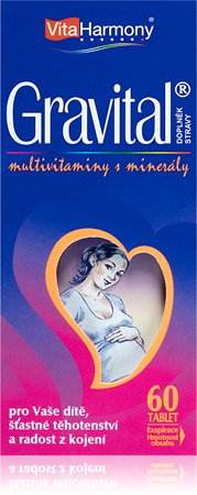 VitaHarmony Gravital multivitamin tabletter för gravida kvinnor | notino.se