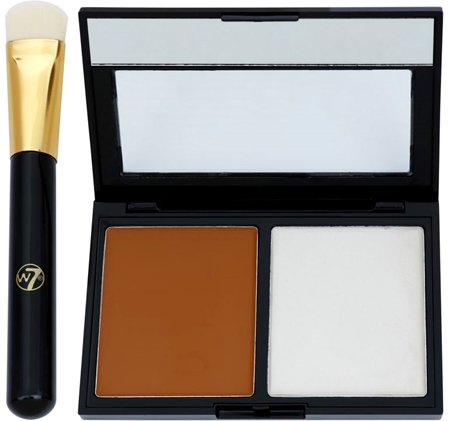 W7 Cosmetics Catwalk палитра контури за лице с огледалце и апликатор ...