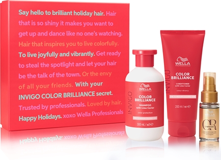Wella Professionals Invigo Color Brilliance gift set for fine, colour ...