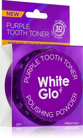 White Glo Purple Tooth Toner Powder polvo blanqueador para dientes ...