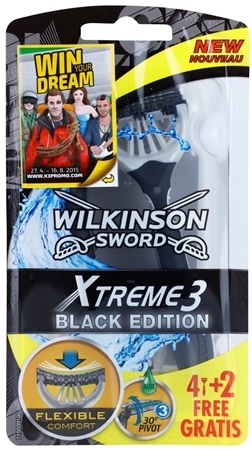 Wilkinson Sword Xtreme 3 Black Edition Disposable Razors | notino.dk