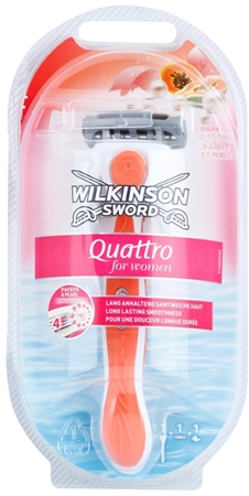 Wilkinson Sword Quattro for Women Papaya & Pearl rasoir | notino.be