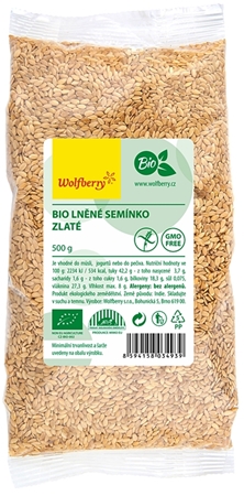 Wolfberry Lněné semínko zlaté semínka v BIO kvalitě | notino.cz