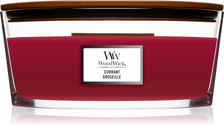 Woodwick Currant bougie parfumée avec mèche en bois (hearthwick ...