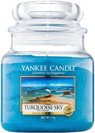 Yankee Candle Turquoise Sky candela profumata Classic media 411 g ...