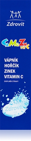 Zdrovit CaMgZn+Vitamin C šumivé tablety s minerály | notino.cz
