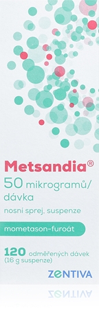 Zentiva Metsandia 50 mcg, 120 dávek nosní sprej, suspenze | notino.cz