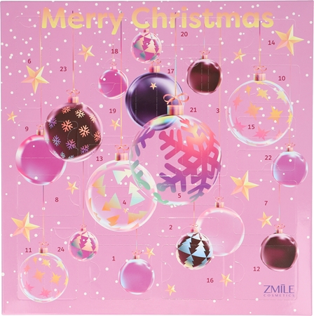 ZMILE COSMETICS Advent Calendar 3D Christmas Balls adventní kalendář ...