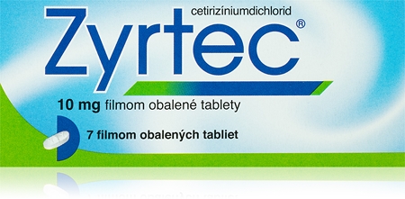 Zyrtec Zyrtec 10 mg filmom obalené tablety na zmiernenie nosových a ...