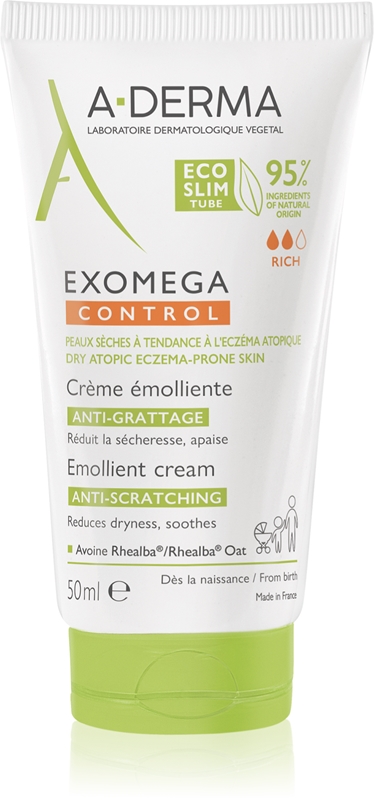 A-Derma Exomega Control moisturising cream for very dry sensitive and ...