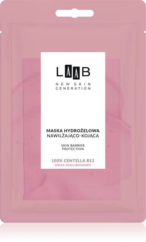 AA Cosmetics LAAB 100% Centella B12 hydrogel mask with moisturising ...