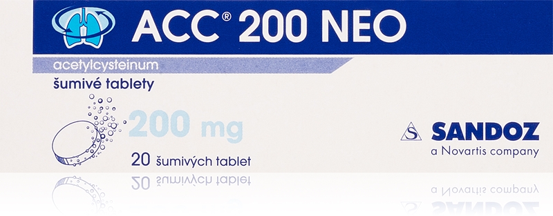 ACC ACC 200 NEO 200mg šumivé tablety na vlhký kašel a zahlenění | notino.cz
