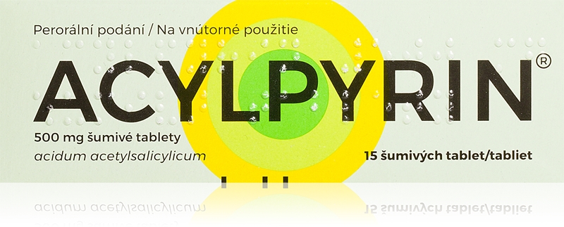 Acylpyrin Acylpyrin 500 mg šumivé tablety při chřipce a nachlazení ...