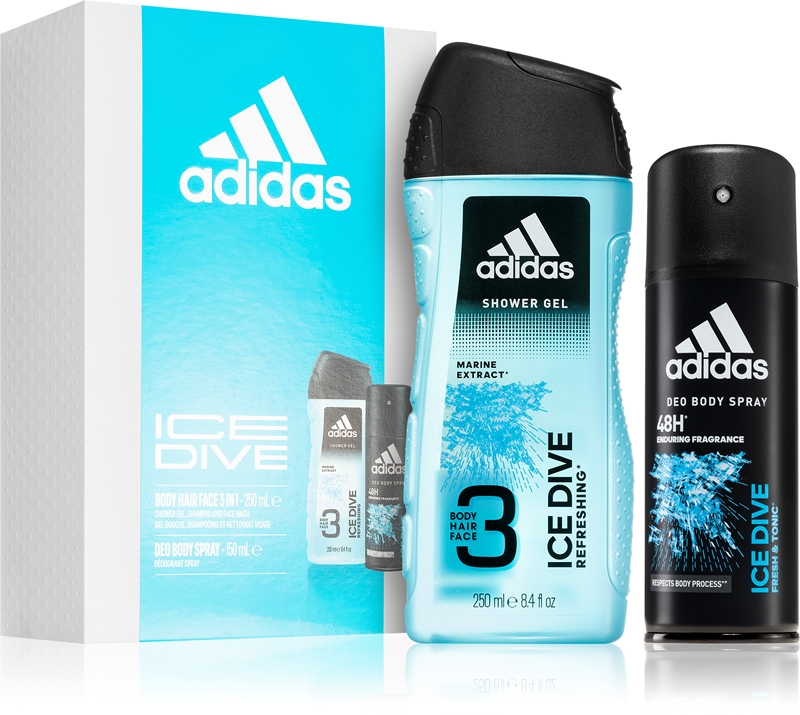 Adidas Ice Dive Edition 2022 Gift Set (for Body) for Men | notino.ie