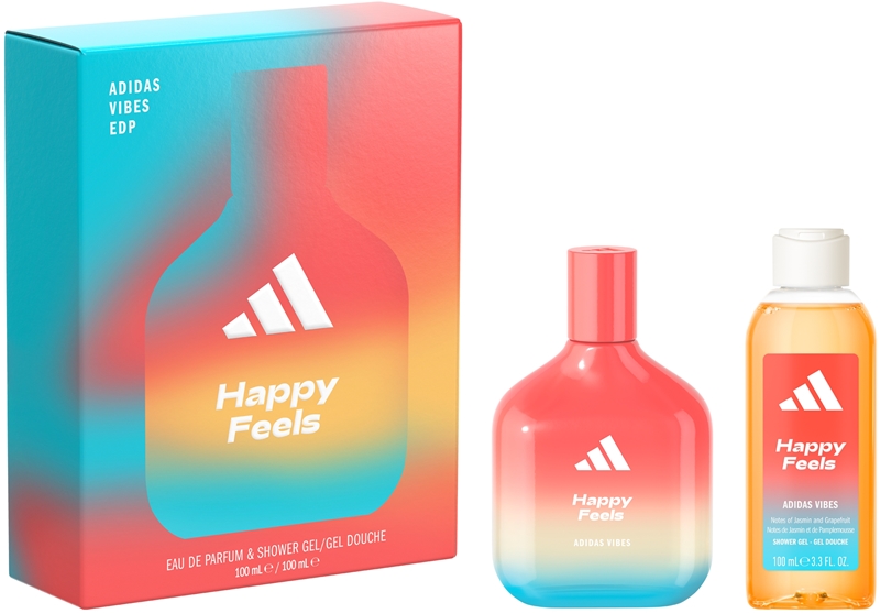 Adidas Vibes Happy Feels zestaw upominkowy do ciała unisex | notino.pl
