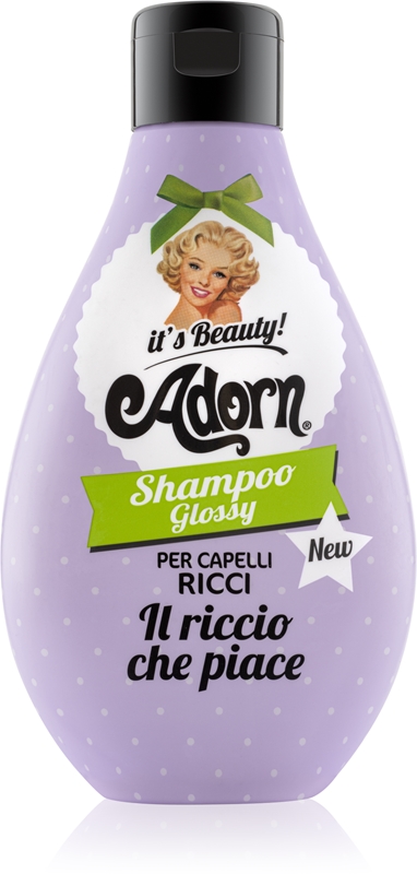 Adorn Glossy Shampoo Shampoo for Curly and Wavy Hair shine for wavy and ...