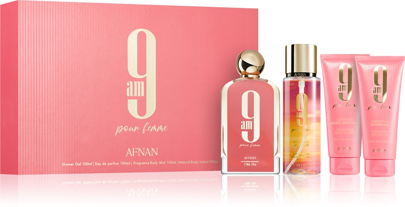 Afnan 9 AM Pour Femme gift set for women | notino.co.uk