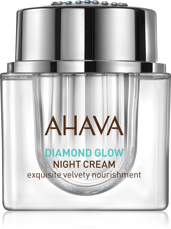 Ahava Diamond Glow crema notte di lusso con polvere di diamante pura ...