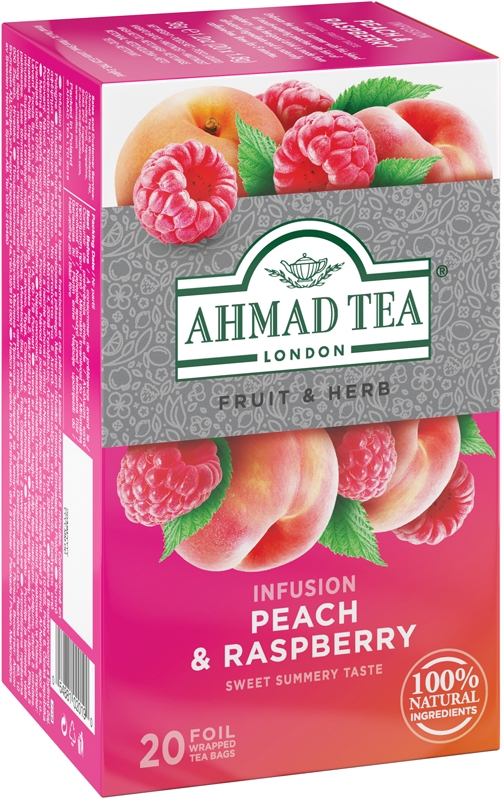 Ahmad Tea Peach & Raspberry ovocný čaj | notino.cz