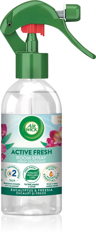 Air Wick Active Fresh Spray Eucalyptus & Freesia parfum d'ambiance ...
