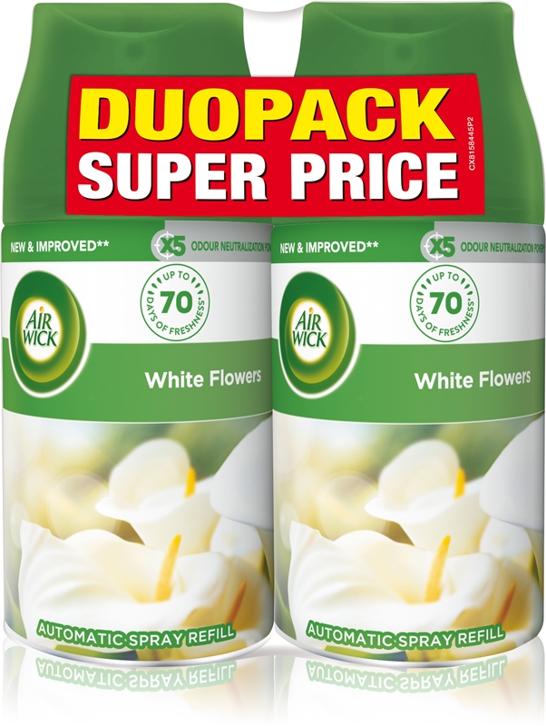 Air Wick Freshmatic White Flowers air freshener refill with aroma DUO ...