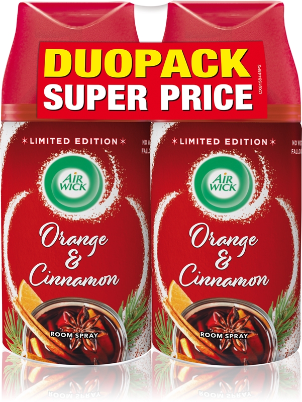 Air Wick Freshmatic Magic Winter Orange & Cinnamon air freshener refill DUO-PACK | notino.ie
