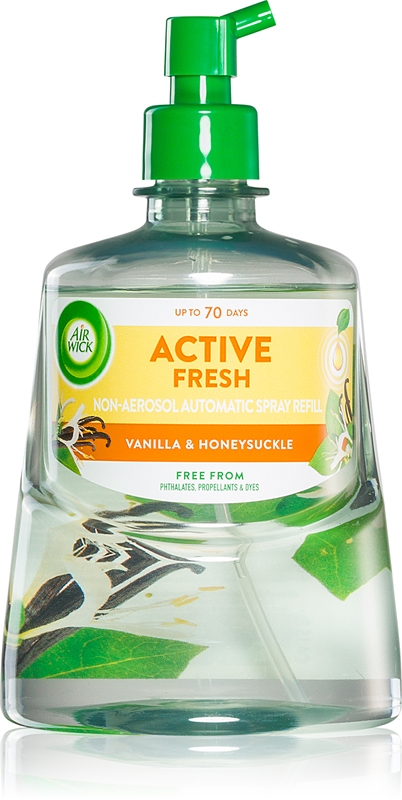 Air Wick Active Fresh Vanilla & Honeysuckle air freshener refill ...