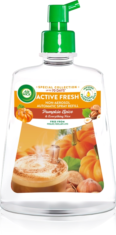 Air Wick Active Fresh Pumpkin Spice & Everything Nice air freshener ...