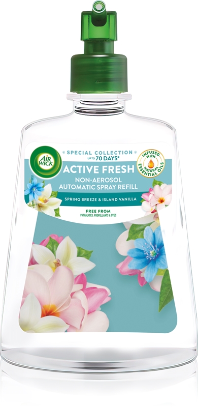 Air Wick Active Fresh Spring Breeze & Island Vanilla air freshener ...
