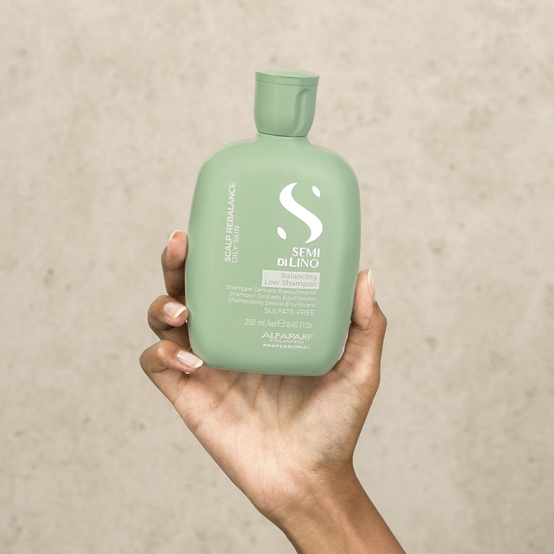 Alfaparf Milano Semi Di Lino Scalp Rebalance shampoo per cuoi capelluti ...