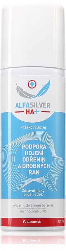 ALFASILVER AlfaSilver HA+ práškový sprej na podporu hojení drobných ran ...