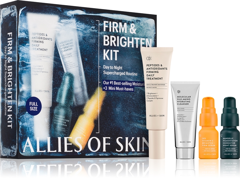 Allies of Skin Firm & Brighten Kit Gift Set to brighten and smooth the ...