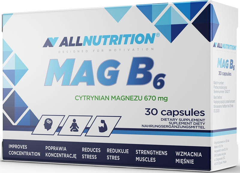 Allnutrition Mag B6 kapsuly na regeneráciu svalov | notino.sk