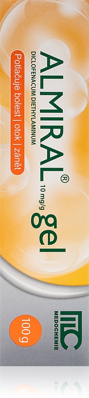 Almiral Almiral 10 mg/g gel proti bolesti, zánětu, otoku | notino.cz