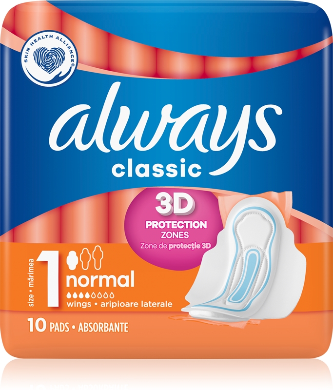 Always Classic Normal sanitary towels | notino.co.uk