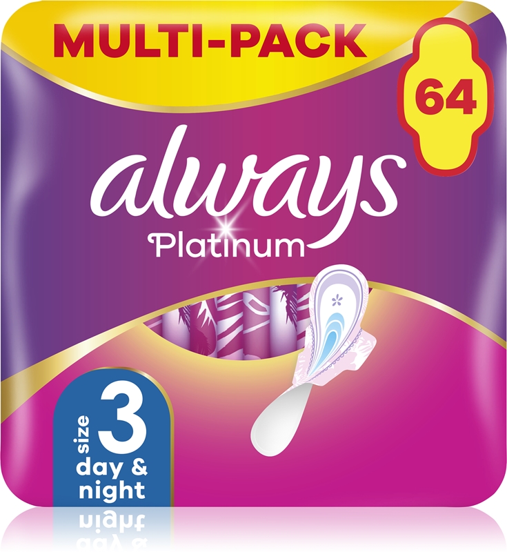 Always Platinum Day & Night sanitary towels | notino.co.uk