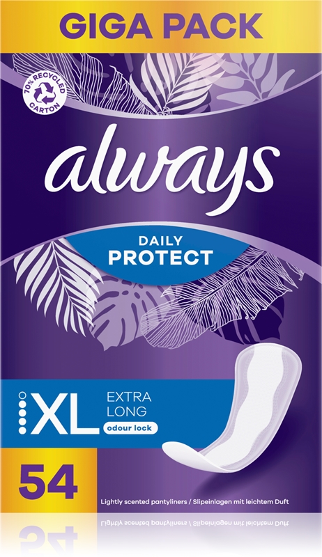 Always Daily Protect Extra Long slipové vložky s parfumáciou | notino.sk