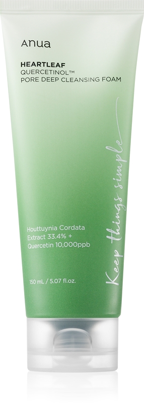Anua Heartleaf Quercetinol Pore Deep Cleansing Foam deep-cleansing ...