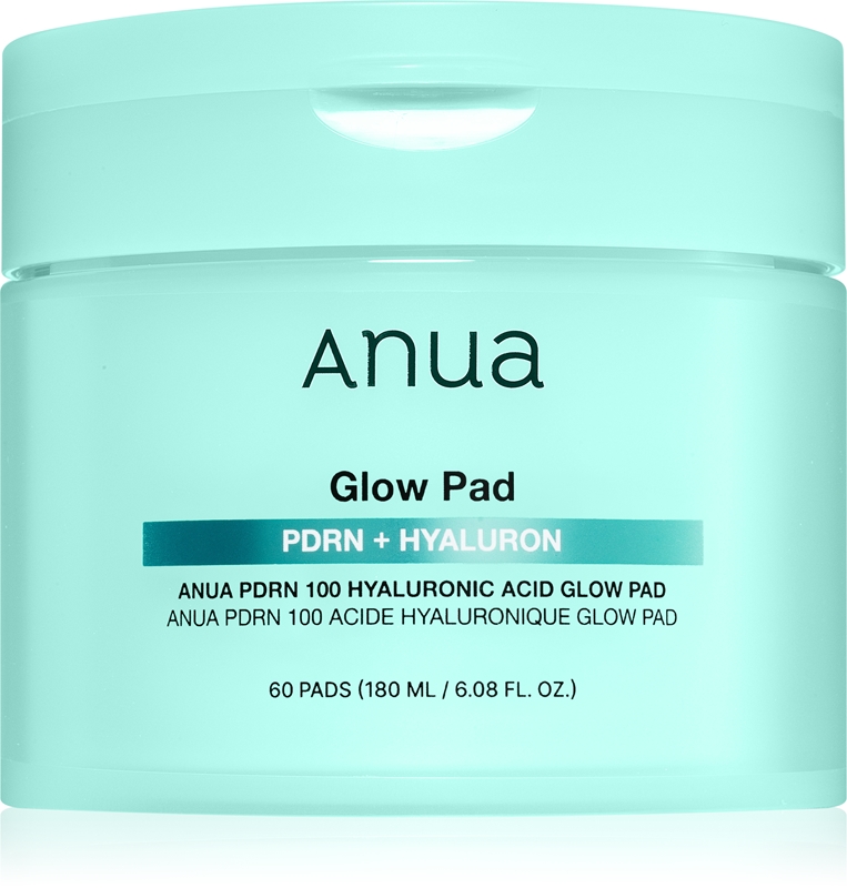 Anua PDRN 100 Hyaluronic Acid Glow Pad almohadillas tonificantes para ...