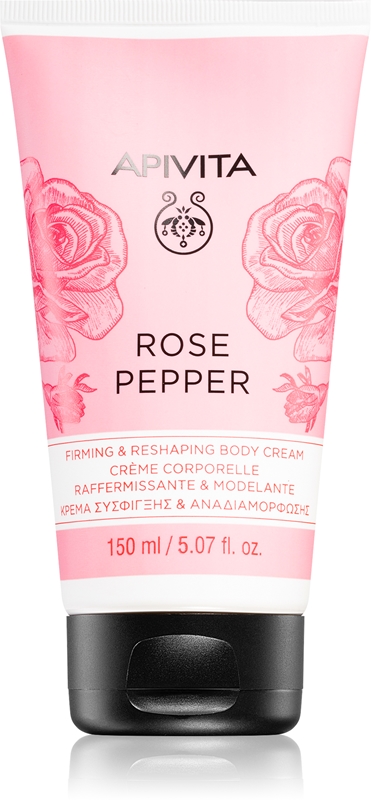 Apivita Rose Pepper Firming Body Cream Sculpting Cream for the body ...