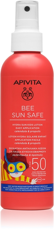 Recensione di Apivita Bee Sun Safe Kids Spray SPF50 latte abbronzante ...