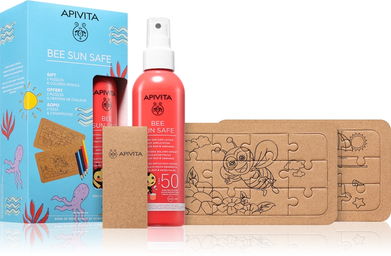 Apivita Bee Sun Safe Kids Gift Set Coffret cadeau solaire SPF 50 ...