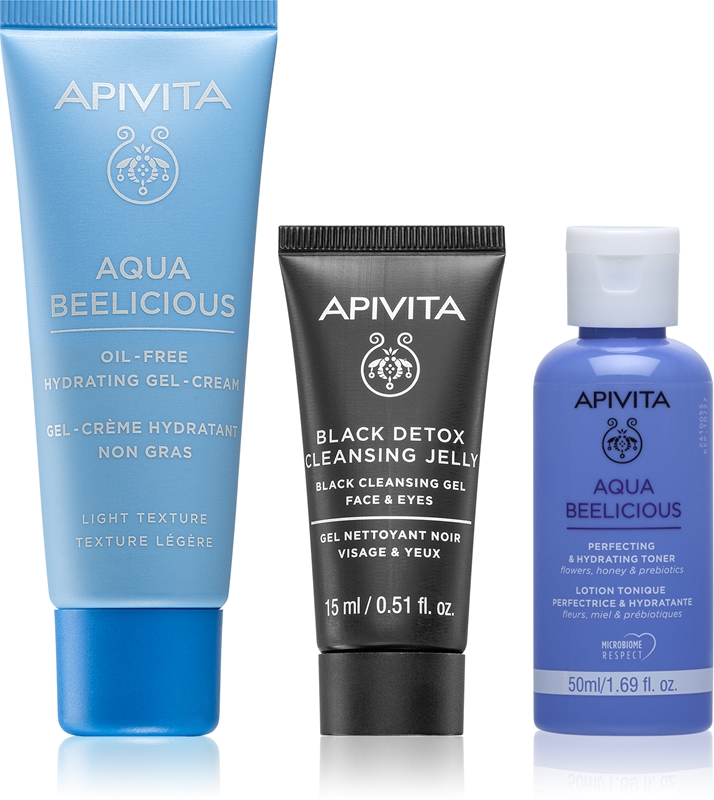 Apivita Aqua Beelicious Hydrating & Refreshing Routine Set skin care set for radiance and ...